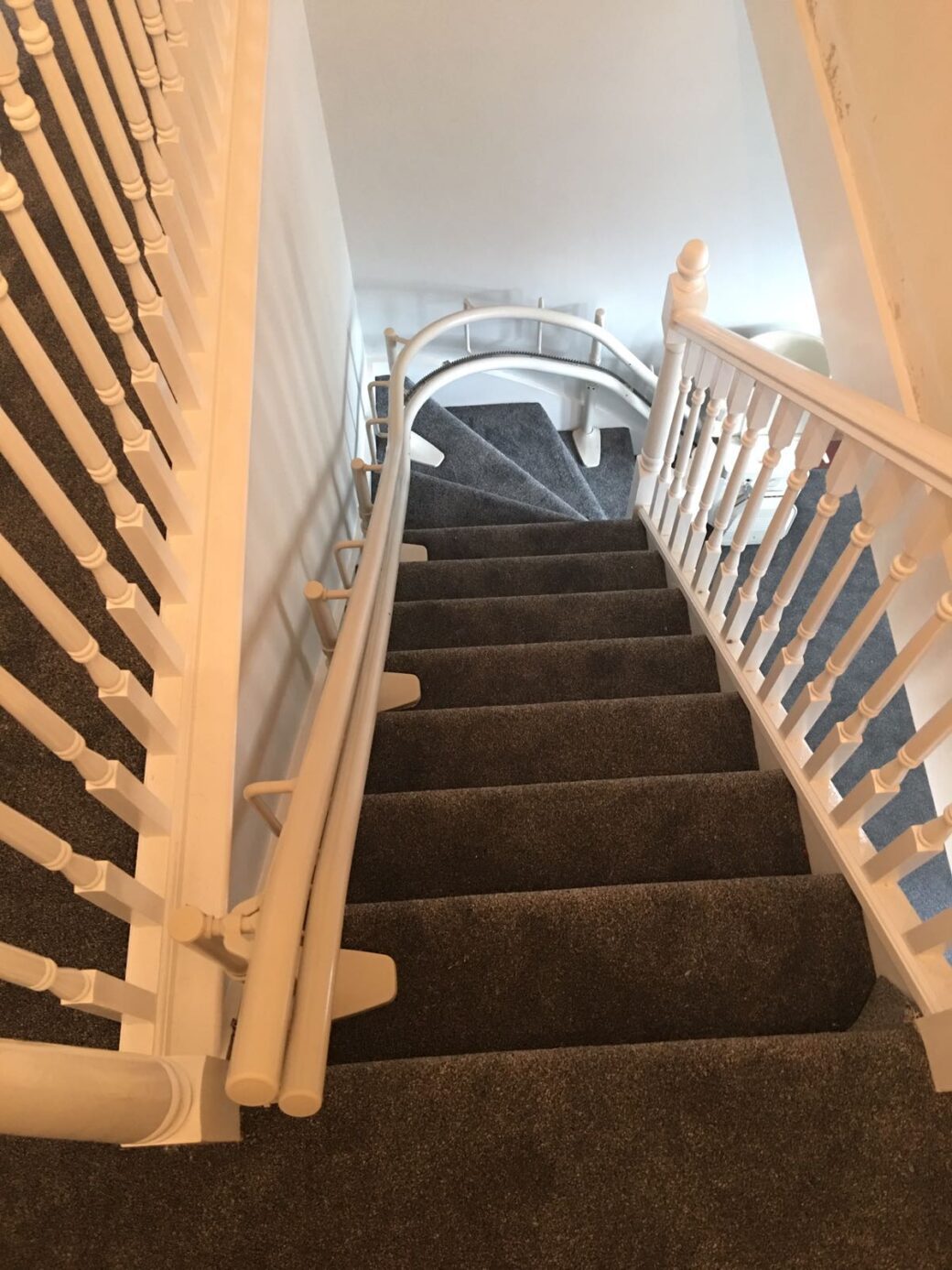 Stannah 260 Siena Curved Stairlift Dolphin Devon Stairlifts