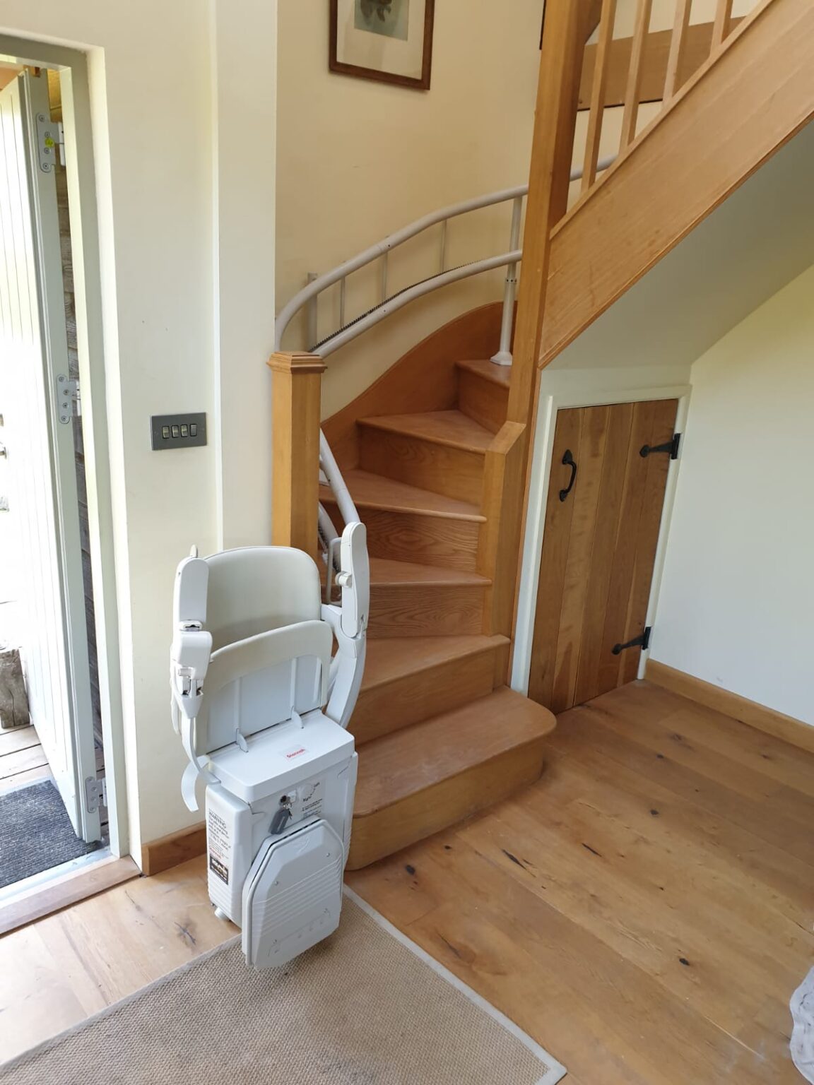 Stannah 260 With Sarum Seat Dolphin Devon Stairlifts
